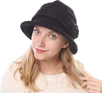 Generic Top Hommes Foulard en Laine Hommes Ensemble Chapeau Et &Eacute;charpe Hijabs Y&eacute;men &Eacute;charpe Homme Impression Carr&eacute; &Eacute;charpe Pri&egrave;re Hiver Chapeaux en Laine Homm