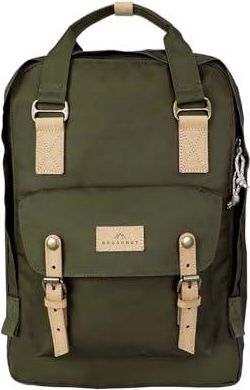 Doughnut Reborn Macaroon Large Sac à dos vert olive