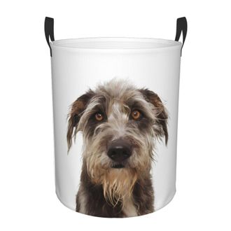 Generic Lustiger Hund Korb W&auml;sche Rund W&auml;schek&ouml;rbe Stehender W&auml;scheeimer F&uuml;r Kuscheltier W&auml;schekammer Spielzeug