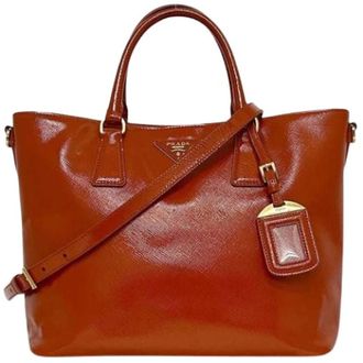 Prada Pre-owned Vintage Tote Bag - - Pre-owned - Damen - Orange - ONE SIZE