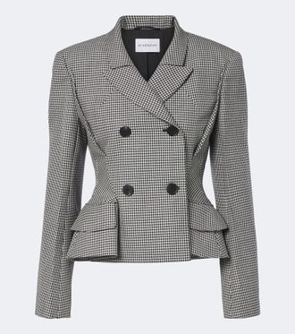 Givenchy Veste Pinch en laine et mohair