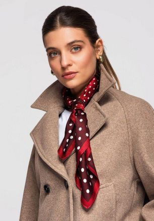 Ombre Trenchcoat Kurzer Damenmantel im Peacoat-Stil mit leichtem Oversize-Schnitt Damen-&Uuml;bergangsmantel im Peacoat-Stil