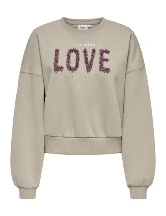 Only Onlkiara L/S O-Neck Chiffon Mix SWT