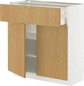 IKEA METOD / MAXIMERA Unterschr m Schub/2 T&uuml;ren