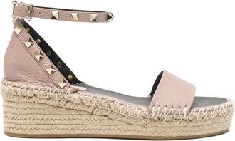 Valentino Garavani Studded Wedge Heeled Espadrilles