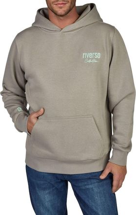 Riverso Hoodie Herren mit Druck RIVScott Regular Fit Kapuzenpullover Pullover, Größe:3XL, Farbe:Taupe-Mineral Green