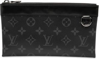 Louis Vuitton Clutches - Monogram Taigarama Pochette Discovery PM - Gr. unisize - in Schwarz - f&uuml;r Damen