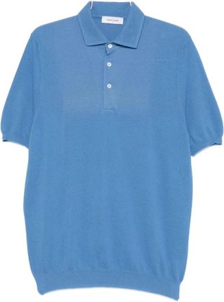 Gran Sasso Homme, Tops, Bleu, Taille: 3XL Polo &agrave; manches courtes