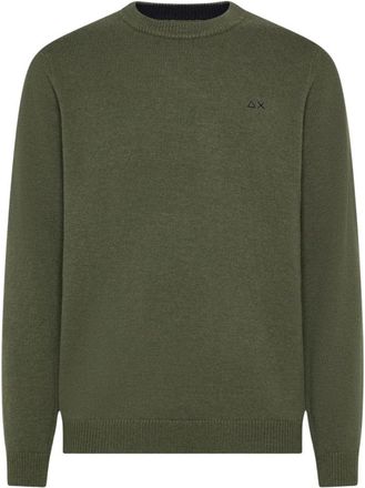Sun 68 Rundhals-Strickware - - Knitwear - Herren - Gr&uuml;n - S