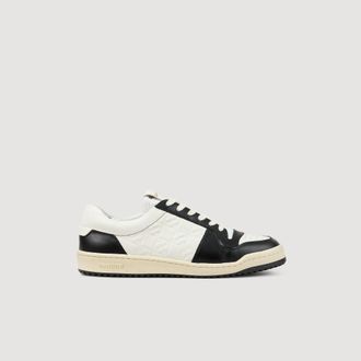 Sandro Niedrige Sneakers aus Leder
