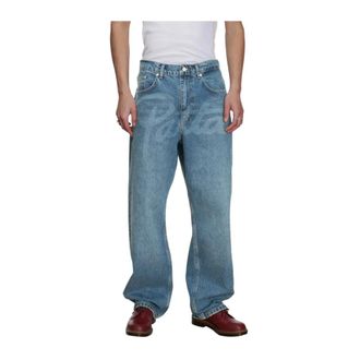 Patta Laserprint Whiskers Denim Pants - - Jeans - Herren - Blau - W32