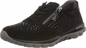 Gabor Shoes Femme Rollingsoft Derbys, Noir (Schwarz (Strass) 87), 42 EU