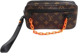 Louis Vuitton Pre-owned Pochette Volga Monogram Clutch Bag - Homme - Pre-owned - Brun - Taille: ONE Size