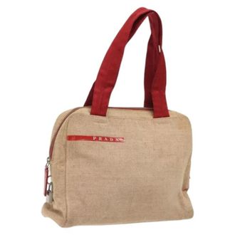 Prada Pre-owned Canvas Handtaschen - - Pre-owned - Damen - Beige - ONE SIZE