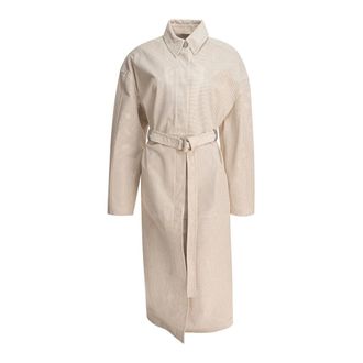 Sportmax Femme, Manteaux, Beige, Taille: 36 FR Antiope1234 Trench Coat