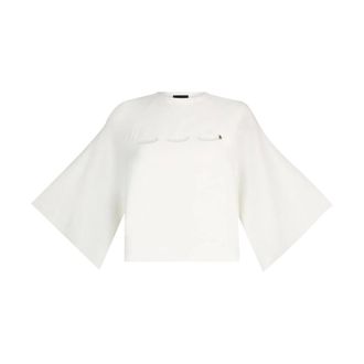 Liu Jo Femme, Pulls, Blanc, Taille: 40 FR Liu Jo Sweaters