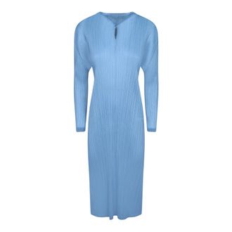 Issey Miyake Monthly Colors: January Midikleid - - Dresses - Damen - Blau - L