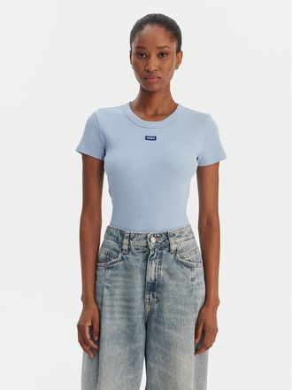 HUGO BOSS T-Shirt Easy 50523924 Himmelblau Slim Fit