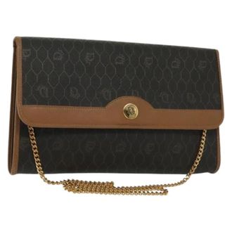 Dior Pre-owned Vintage Honeycomb Ketten Clutch - - Pre-owned - Damen - Schwarzk - ONE SIZE