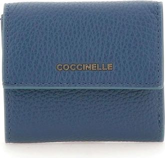 Coccinelle Femme, Accessoires, Bleu, Taille: ONE Size Metallic Soft Small
