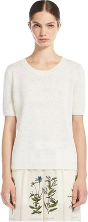 Max Mara Femme, Pulls, Beige, Taille: 38 FR Maille ras du cou