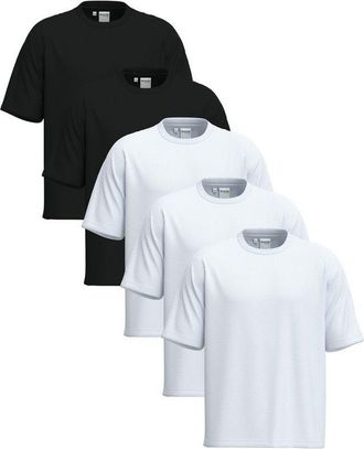 Selected Rundhalsshirt SLHCORMAC SS O-NECK TEE 5 PACK NOOS (Packung, 5-tlg)