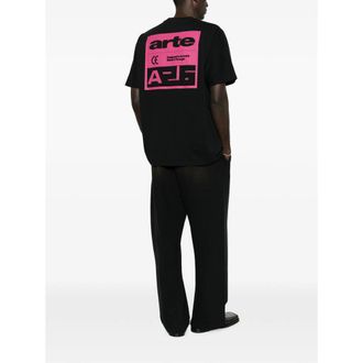 Arte Graphic Print T-Shirt - Black