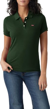 Levi's Womens LSE_Levis HM Greens Polo T-Shirt, Mountain View, Large