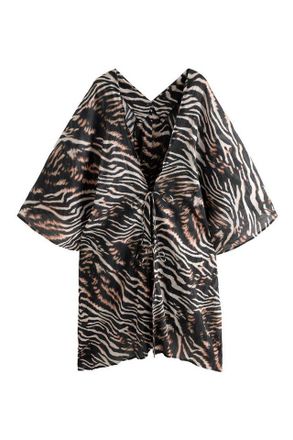 Next Strandkleid Strand-Cover-up aus 100 % Baumwolle mit Struktur (1-tlg)