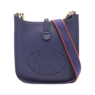 Herm&egrave;s Pre-owned Vintage Schultertasche - - Pre-owned - Damen - Blau - ONE SIZE