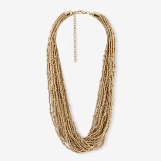 Lollipops Collier multi-rangs multicolore L&eacute;opard f&eacute;lin