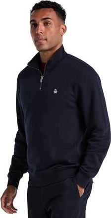 Original Penguin Org FLC Qtr Zip Stic Maillot de survêtement, Saphir foncé, XXL Homme