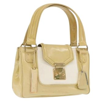 Louis Vuitton Sac &agrave; main Vintage en toile enduite Pre-owned - Femme - Pre-owned - Jaune - Taille: ONE Size