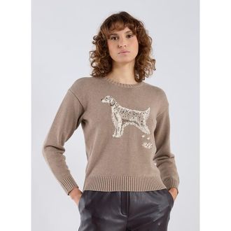Ralph Lauren Pull droit brod&eacute; en coton