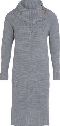 Knit Factory Jamie Strickkleid - Locker - Kleid - Kleid Damen - Herbst & Winter Essentials - Zeitloses Mode-Accessoire - Sitzendes - Mit Lange Ärmel - Reicht bis z