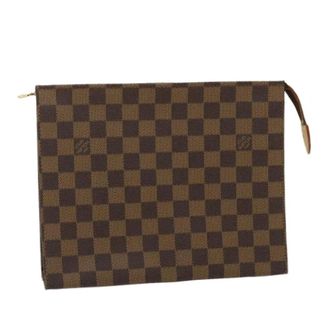 Louis Vuitton Pre-owned Damier Ebene Pouch - - Pre-owned - Damen - Braun - ONE SIZE