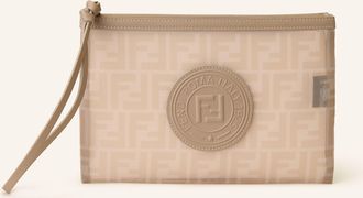 Fendi Kosmetiktasche Ff beige
