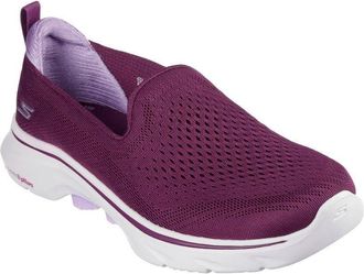 Skechers Damen Go Walk 7 Vina Sneaker, violett, 37.5 EU