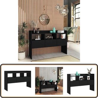 vidaXL Sideboard Schwarz 105x30x70 cm Holzwerkstoff - Schreibtisch - Wohnzimmermöbel - Sideboard Schwarz - Holz Sideboard - Möbel Online Kaufen