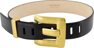 Balmain Femme, Accessoires, Noir, Taille: 90 CM Anthem 4.5cm Belt