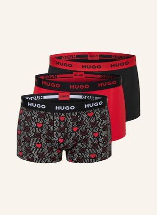 HUGO BOSS Hugo 3er-Pack Boxershorts rot