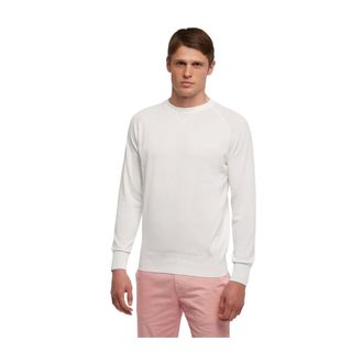 Brooks Brothers Homme, Pulls, Blanc, Taille: L SweaT-shirt en coton Mak&ograve;