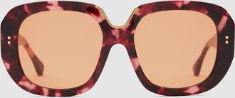 CLARIS VIROT Lunettes de Soleil Samama Ecaille Framboise Rose