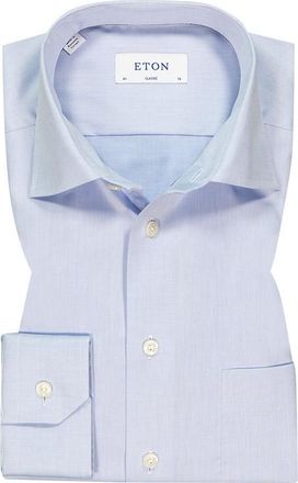 Eton Herren Hemd blau Classic Fit