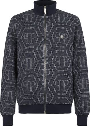 Philipp Plein Jacquard Tracksuit Jacket Monogram