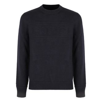 Gucci Herren, Strickwaren, Blau, LGr&ouml;&szlig;e
