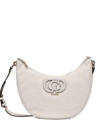 Guess Co sac &agrave; bandouli&egrave;re &agrave; patch logo - Blanc