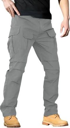 Generic Pantalon tactique multi-poches pour homme, l&eacute;ger, imperm&eacute;able, respirant, pantalon cargo multi-poches, durable et pratique, pantalon de travail de s&eacute;c