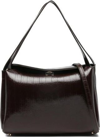 Themoir&egrave; Femme, Sacs, Brun, Taille: ONE Size Sac bandouli&egrave;re &agrave; rabat