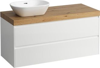 Laufen Lani Waschtischplatte wildeiche inkl. Unterschrank, 1 - Laufen